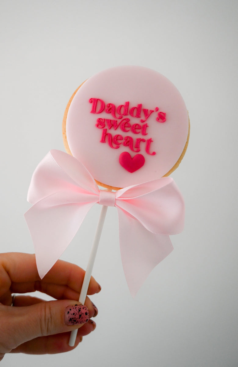 Valentine's Day - Individual Iced Cookie Pop Gift Box (Pink) – The Cake Spa